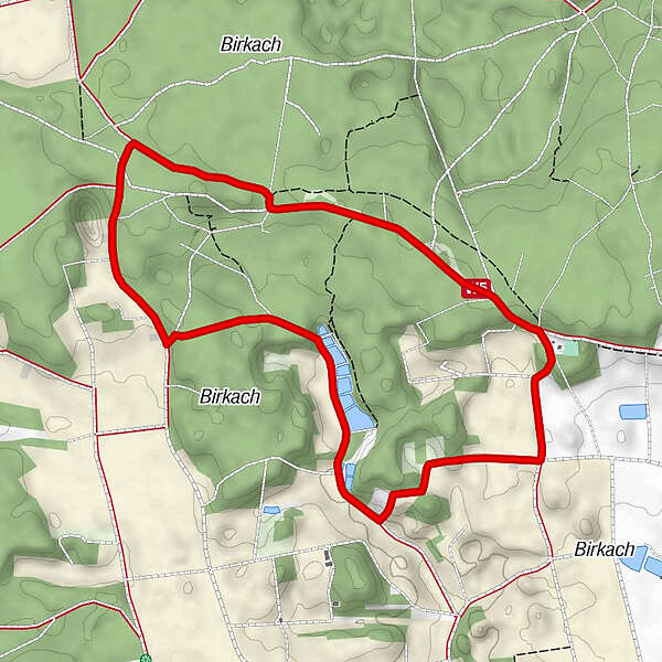 Lonnerstadt - Roter Berg - BERGFEX - Wanderung - Tour Bayern