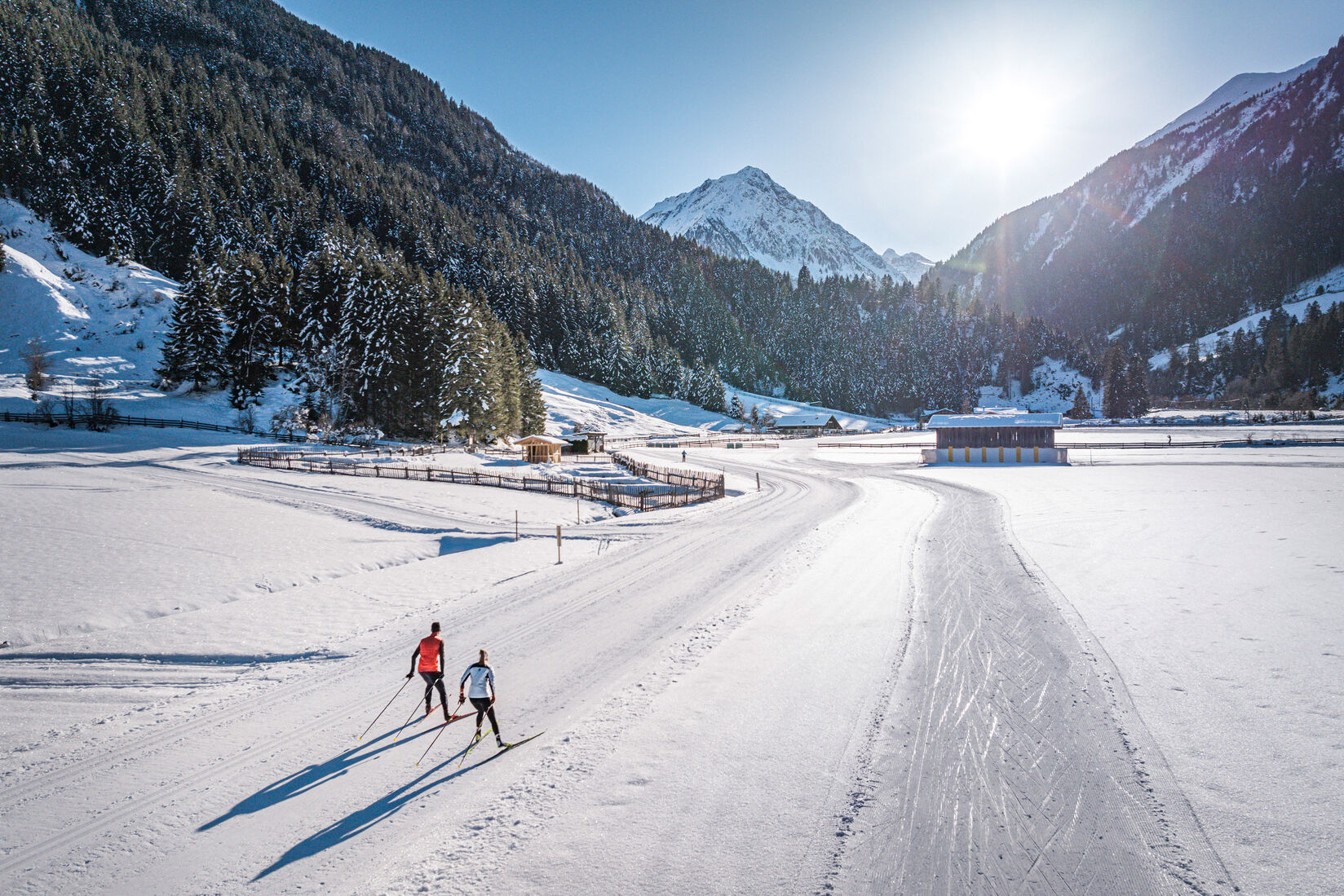 BERGFEX: Trail Map Stubai: Cross-country skiing Stubai