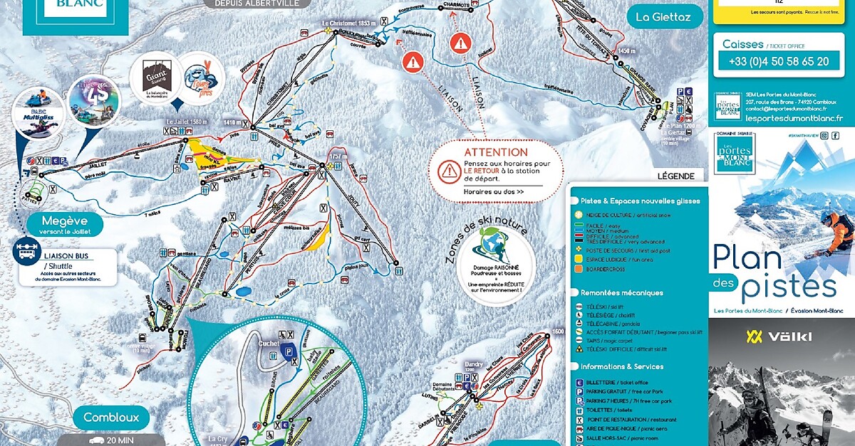 BERGFEX: Ski resort Combloux - Skiing holiday Combloux