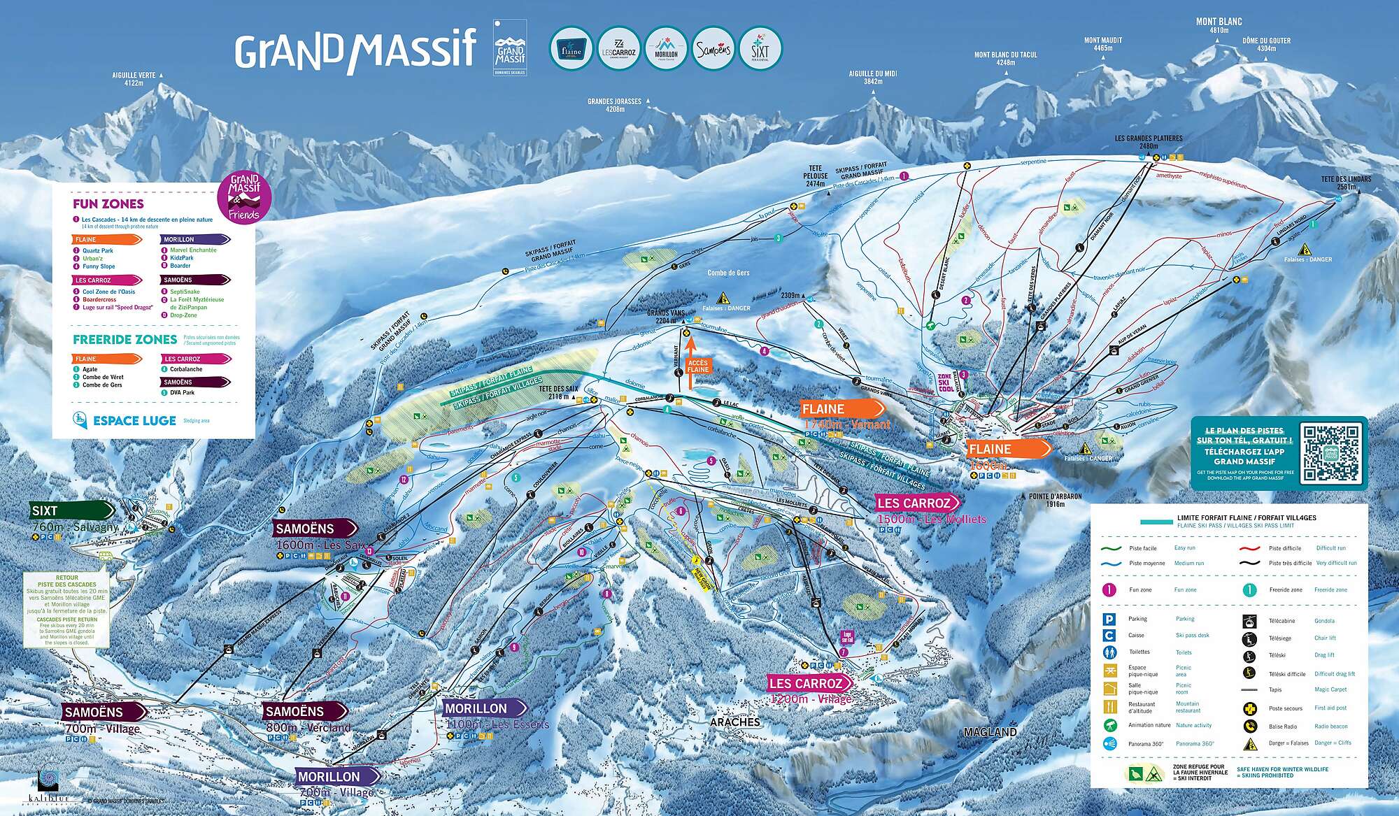 BERGFEX: Station de ski Morillon / Le Grand Massif - Vacances de ski ...