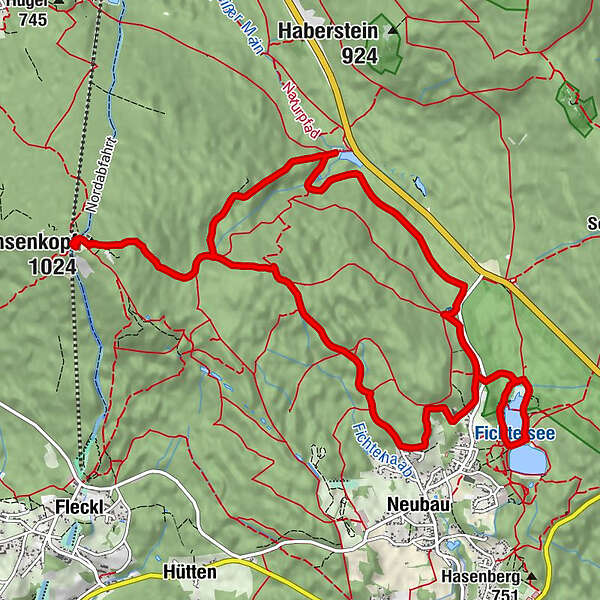 Fichtelberg - Ochsenkopf - Waldrasthaus Karches - Bischofsgrün ...