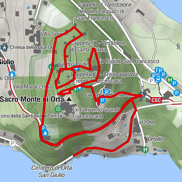 Orta San Giulio - Rotonda Sora Luna et Stelle - Sacro Monte di Orta ...