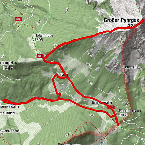 Großer Pyhrgas (13.10.2019) mit Mike - BERGFEX - Wanderung - Tour ...