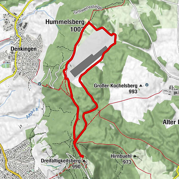 Dreifaltigkeitsberg - Hummelsberg - BERGFEX - Wanderung - Tour Baden ...