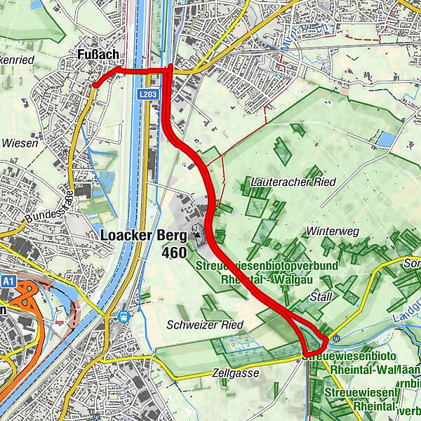Fußach - Loacker Berg - BERGFEX - Wanderung - Tour Vorarlberg