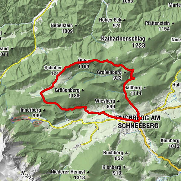 Puchberg am Schneeberg - Öhler - Schober - Sierning - BERGFEX ...