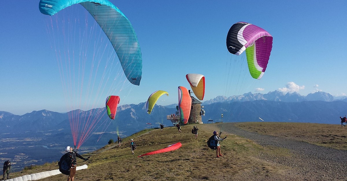 Gleitschirm Flug Taxi fun and fly - Gerlitzen Alpe - Paragleiten ...
