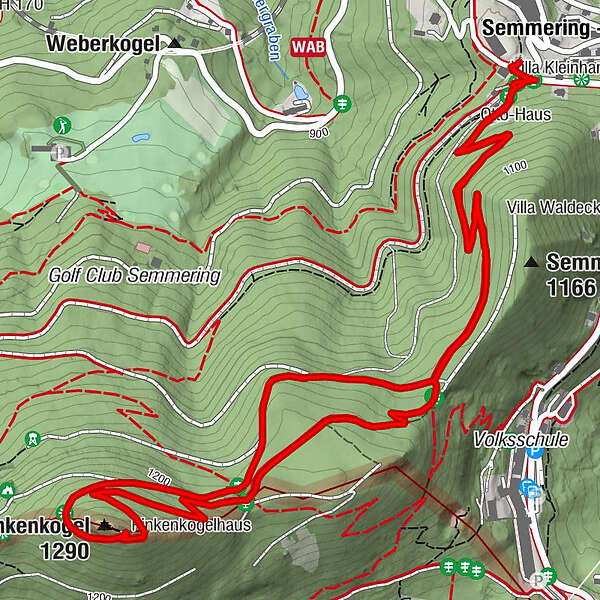 Semmering - Kurort - Pinkenkogel - BERGFEX - Wanderung - Tour ...
