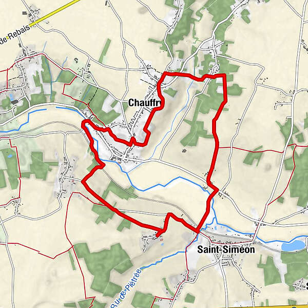 HPB St Simeon: Chauffry - BERGFEX - Wanderung - Tour Île-de-France