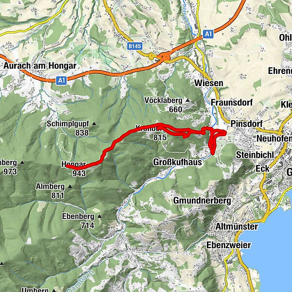 Innergrub - Kronberg - Hongar - Schwarz am Hongar - BERGFEX - Wanderung ...