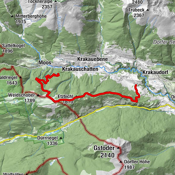 Unteretrach - Holzerhütte - Etzbichl - Ranten - BERGFEX - Wanderung ...
