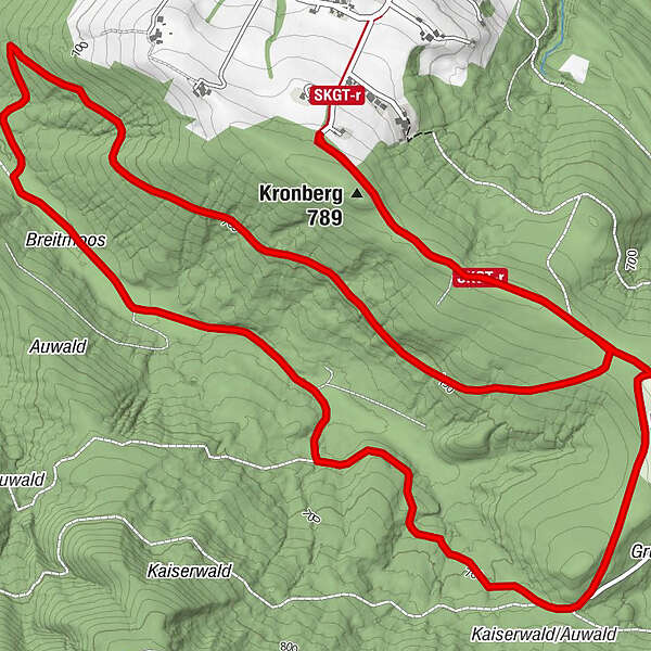 Kronberg - BERGFEX - Wanderung - Tour Oberösterreich