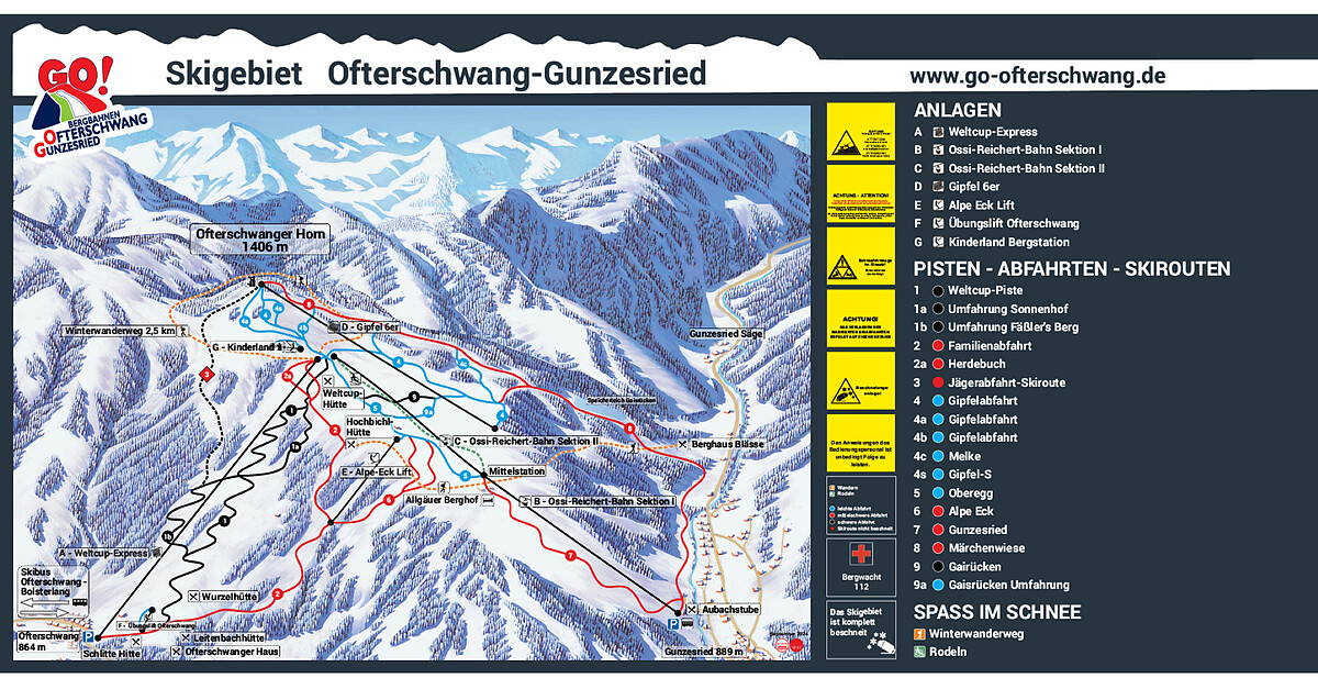 BERGFEX: Skigebiet Ofterschwang - Gunzesried - Skiurlaub Ofterschwang ...