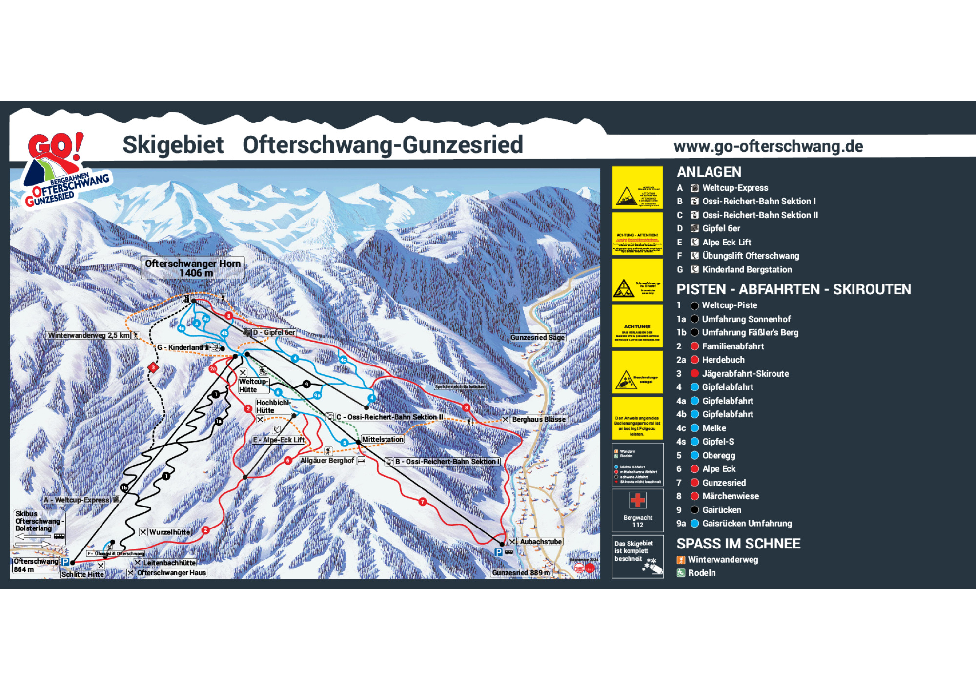 BERGFEX: Skigebied Ofterschwang - Gunzesried - Skivakantie Ofterschwang ...