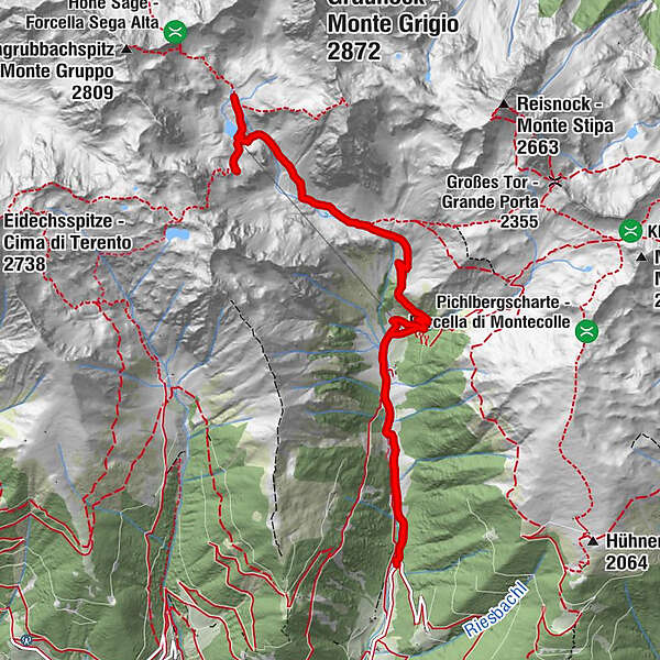 Terenten, Tiefrastensee - BERGFEX - Wanderung - Tour Südtirol