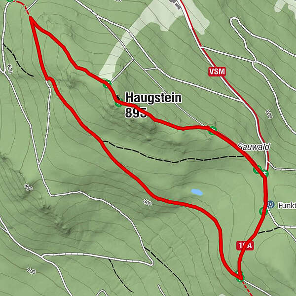 Vichtenstein - Haugstein - BERGFEX - Wanderung - Tour Oberösterreich