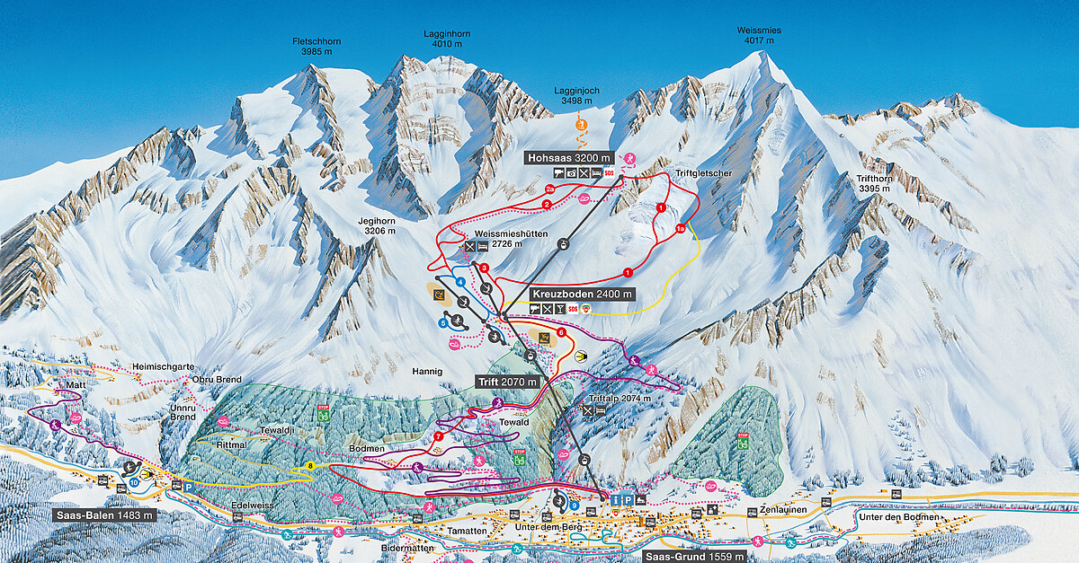 Wetter Saas Grund - Hohsaas - bergfex