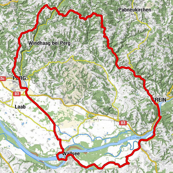 Allerheiligen-Rechberg-St.Thomas - BERGFEX - E-MTB - Tour Oberösterreich