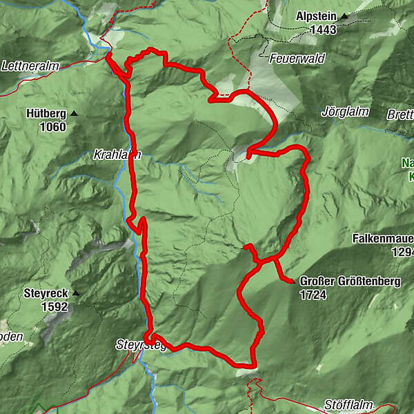 Rosenau am Hengstpaß - Großer Größtenberg - Kleiner Größtenberg ...