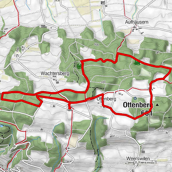 Stelzenhof - Ottenberg - BERGFEX - Wanderung - Tour Ostschweiz