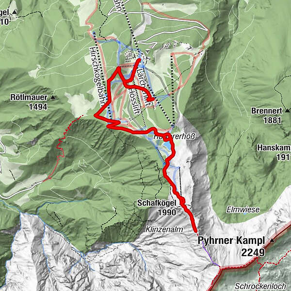 Hinterstoder - Schafkögel - Berggasthof Höss - BERGFEX - Wanderung ...