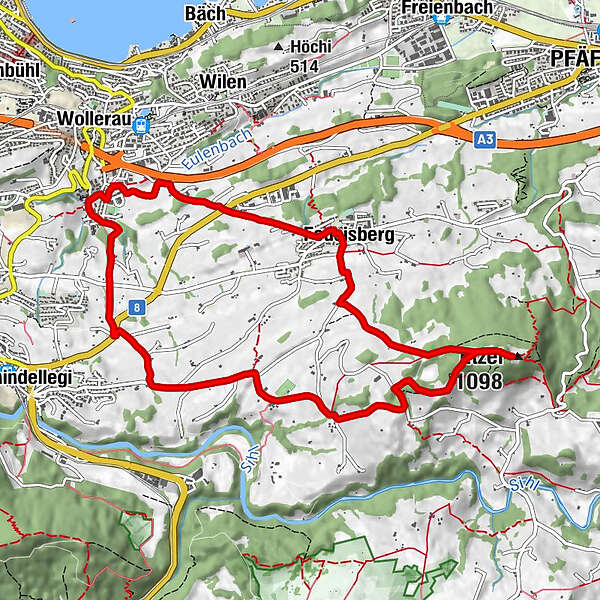 Wollerau - Feusisberg - Bergrestaurant Etzel-Kulm - Etzel - BERGFEX - Wanderung - Tour Luzern ...
