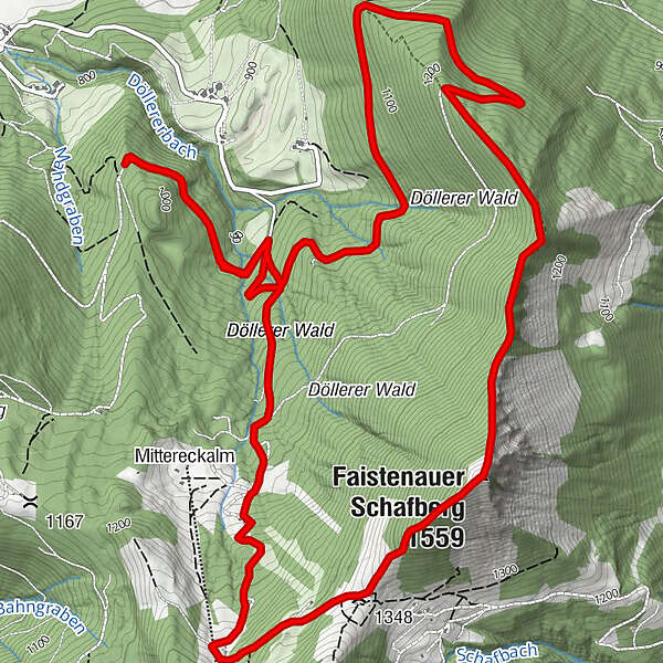 Faistenau - Faistenauer Schafberg - Döllererhütte - Lanznhütte ...
