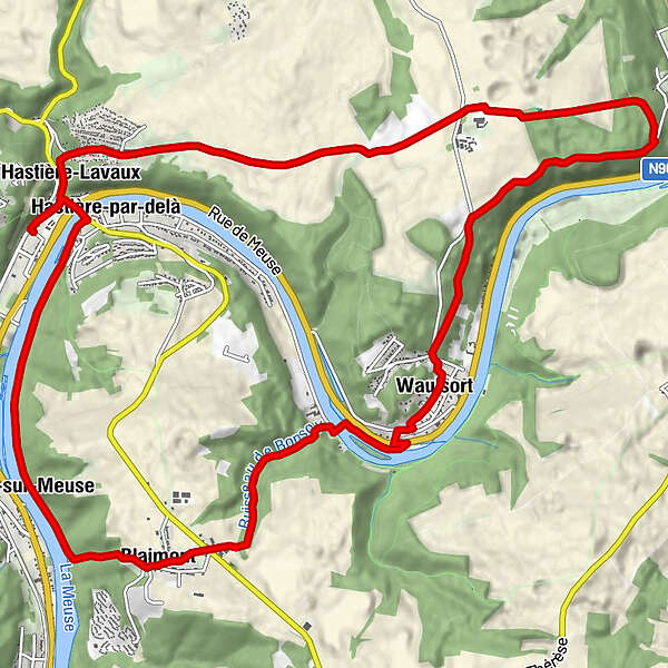 Hastiere-Laveaux (Maas) 2022 - BERGFEX - Wanderung - Tour Wallonische ...