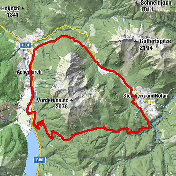 Steinberg am Rofan - BERGFEX - E-MTB - Tour Tirol