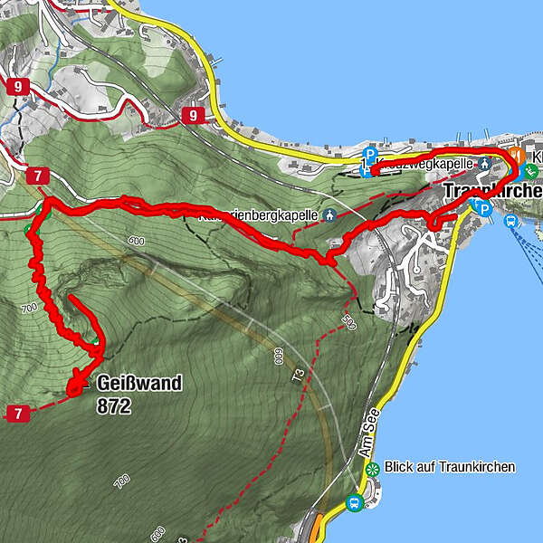 Geisswand und Baalstein, Traunkirchen, Oberösterreich/Österreich ...