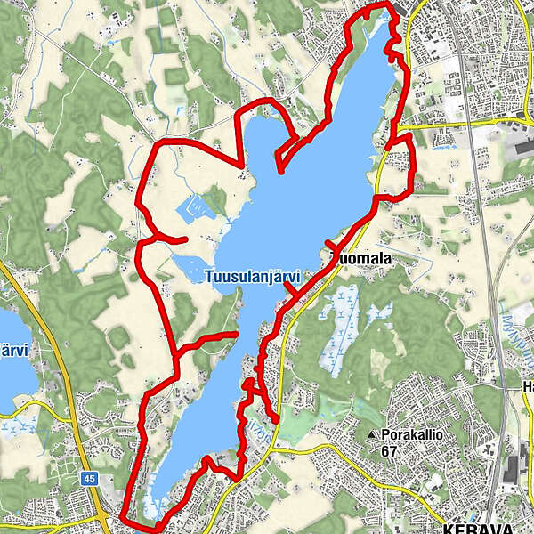 Explore Nature at Lake Tuusula in Helsinki Region - BERGFEX - Radfahren ...