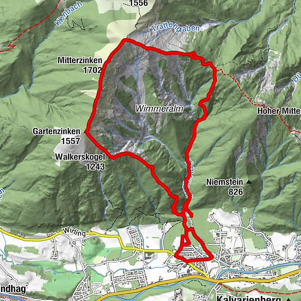 Bad Ischl - Gartenzinken - Mitterzinken - Leonsberg - BERGFEX ...