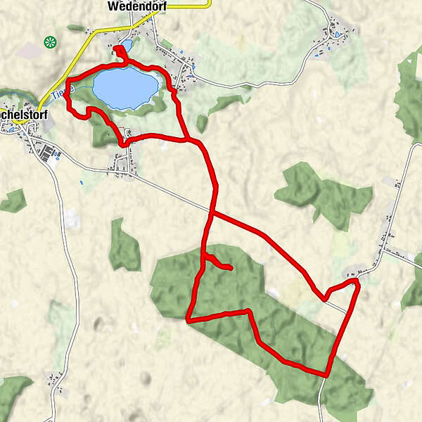 Schloss Wedendorf und Umgebung - BERGFEX - Wanderung - Tour Mecklenburg ...