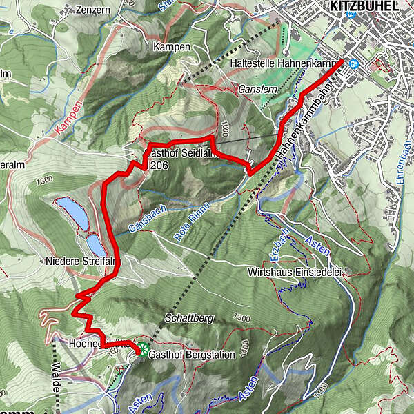 Streifwanderung Kitzbühel - BERGFEX - Wanderung - Tour Tirol