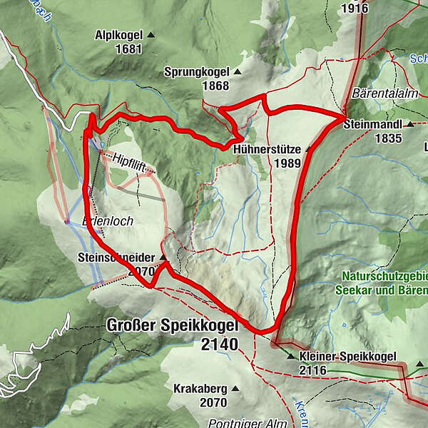 Wolfsberg - Steinschneider - Großer Speikkogel - Frantschach-Sankt ...