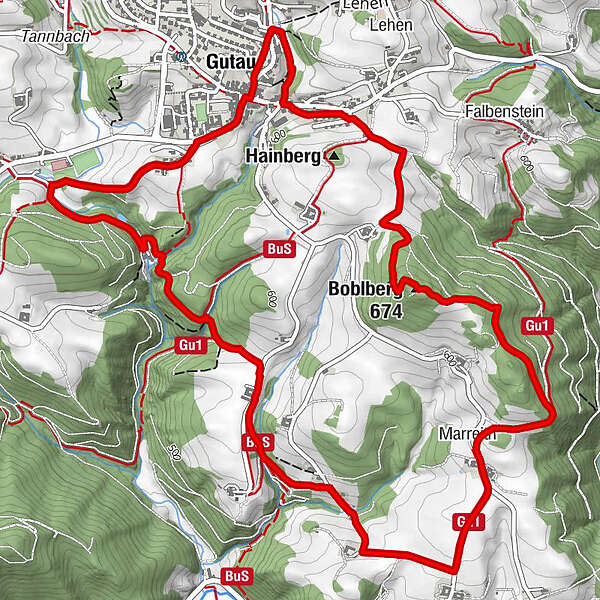 Gutau - Marreith - Boblberg - BERGFEX - Wanderung - Tour Oberösterreich