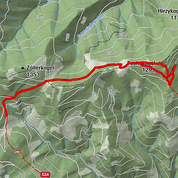Plotscherbauer - Gmoa Alm - Fuchskogel - BERGFEX - Wanderung - Tour Steiermark