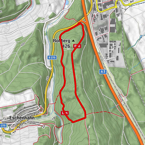 Idstein - Roßberg - BERGFEX - Wanderung - Tour Hessen