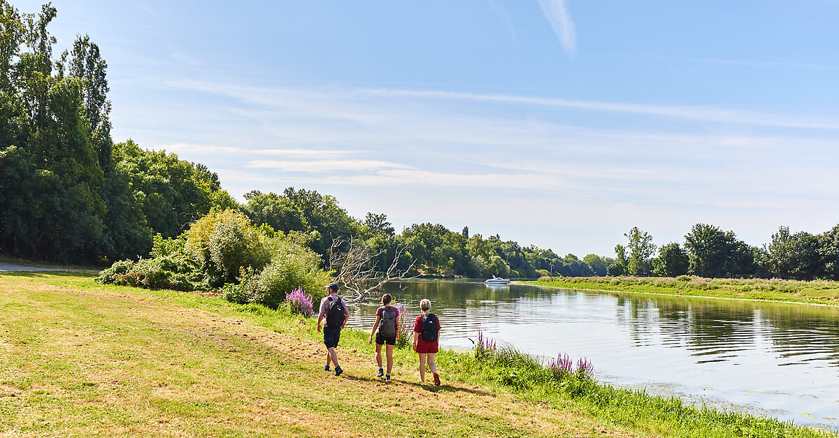 Le halage de la Sarthe et Sablières - BERGFEX - Wanderung - Tour Länder ...