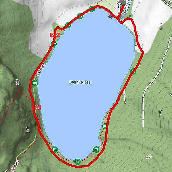 Rund um den Gleinkersee - BERGFEX - Wanderung - Tour Oberösterreich