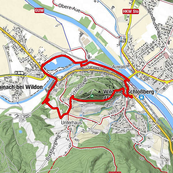 Wildon - Wildoner Schloßberg - Kainach bei Wildon - BERGFEX - Wanderung ...