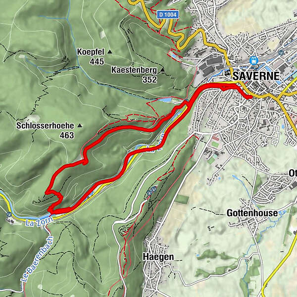 Saverne - Ramstal - Grotte Saint-Vit - Rappenkopf - BERGFEX - Wanderung ...