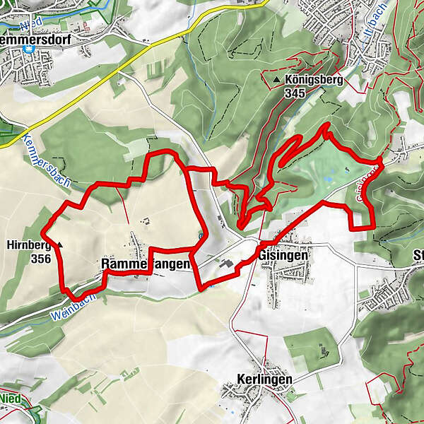 Rammelfangen - Gallenberg - Hirnberg - Tratoria da Michele - BERGFEX ...