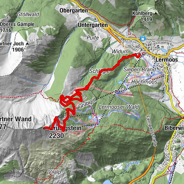Gemeinde Lermoos - Wolfratshauser Hütte - Grubigstein-Vorgipfel ...
