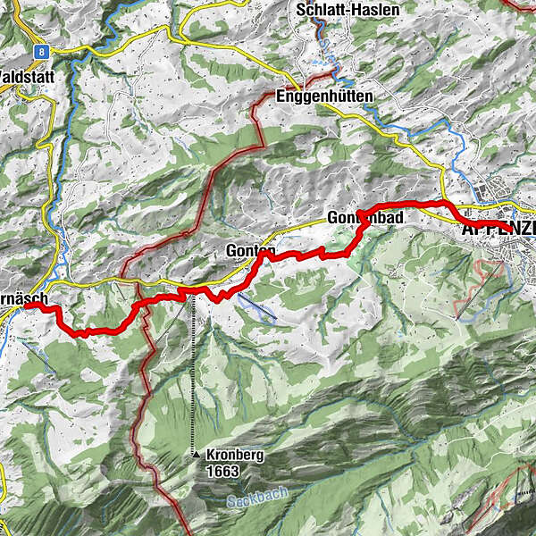 Appenzeller Weg Etappe 2: Appenzell - Urnäsch - BERGFEX - Wanderung ...