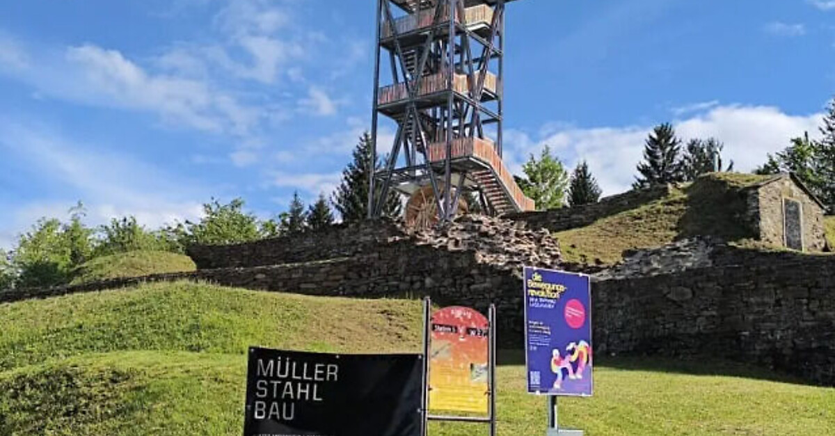 Kraftweg zum Aussichtsturm Bad Schwanberg - BERGFEX - Wanderung - Tour ...