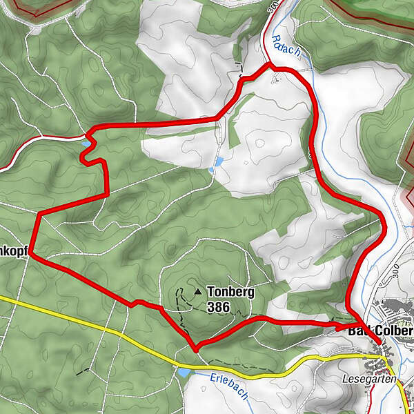 Bad Colberg - BERGFEX - Wanderung - Tour Thüringen