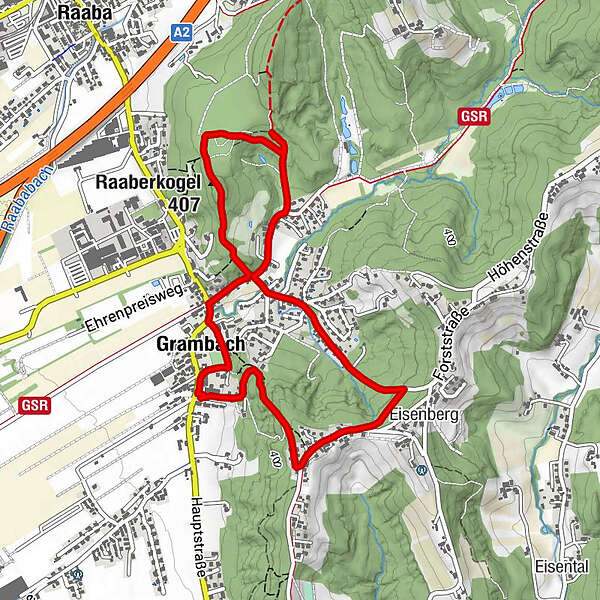 Raaba-Grambach - Eisenberg - Raaberkogel - Landhaus Hammerl - BERGFEX ...