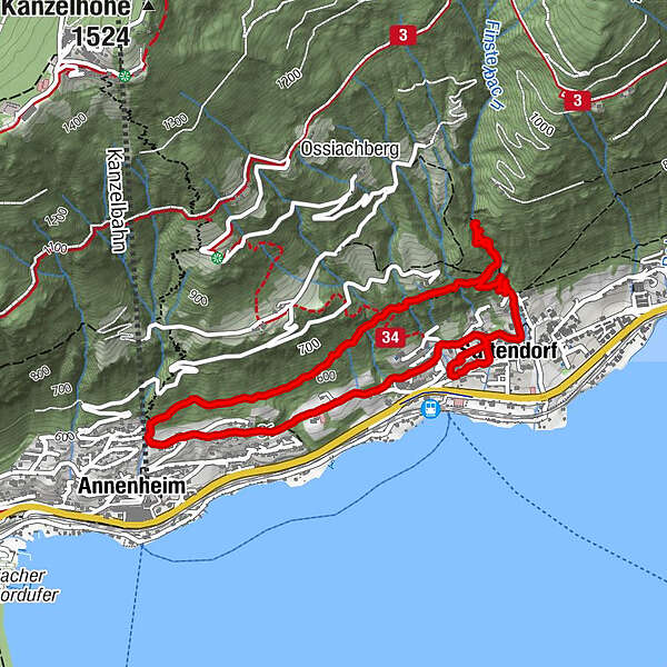 3 Waterfalls Annenheim tour - BERGFEX - Wanderung - Tour Kärnten