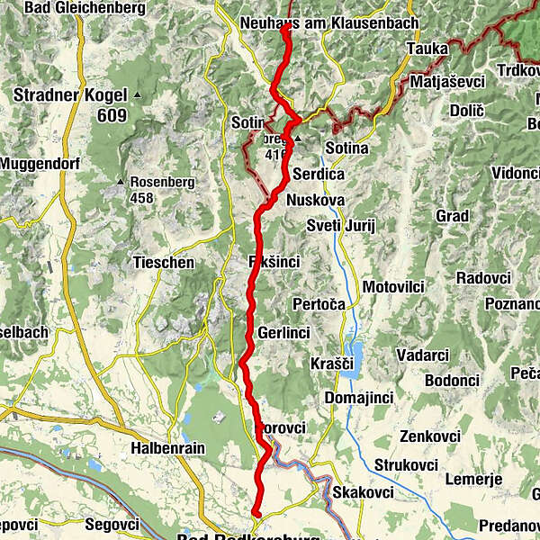 Bad Radkersburg - Rožičev breg - Rotterberg - Gasthaus Koller - BERGFEX ...